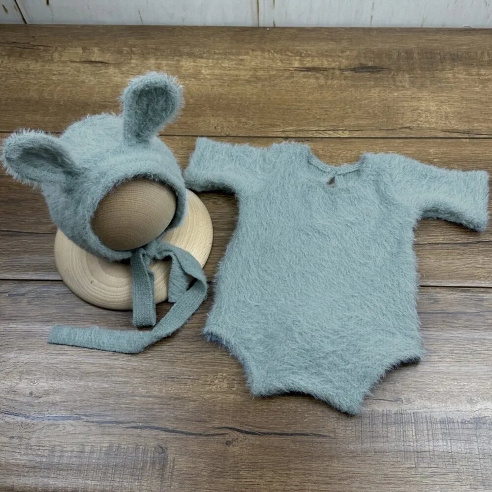 Мягкий вязаный реквизит для фотосессии новорожденных, очаровательный вязаный детский наряд для косплея, милые легкие аксессуары для детской фотосессии