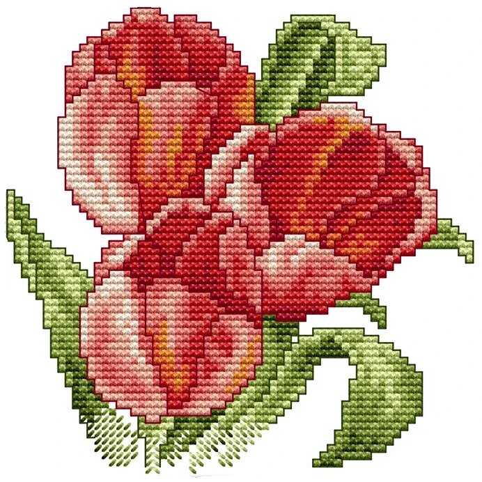 Joy Sunday Flower Набор для вышивки крестом с принтом Свежая китайская вышивка Рукоделие Домашний декор Дизайн Набор игл для вышивания Оптовая продажа