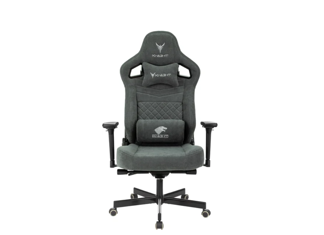 Кресло Knight Hunter серый Alfa 44