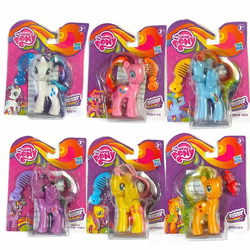 Little Pony виниловая кукла TAKARA TOMY 8 см 6 pcs
