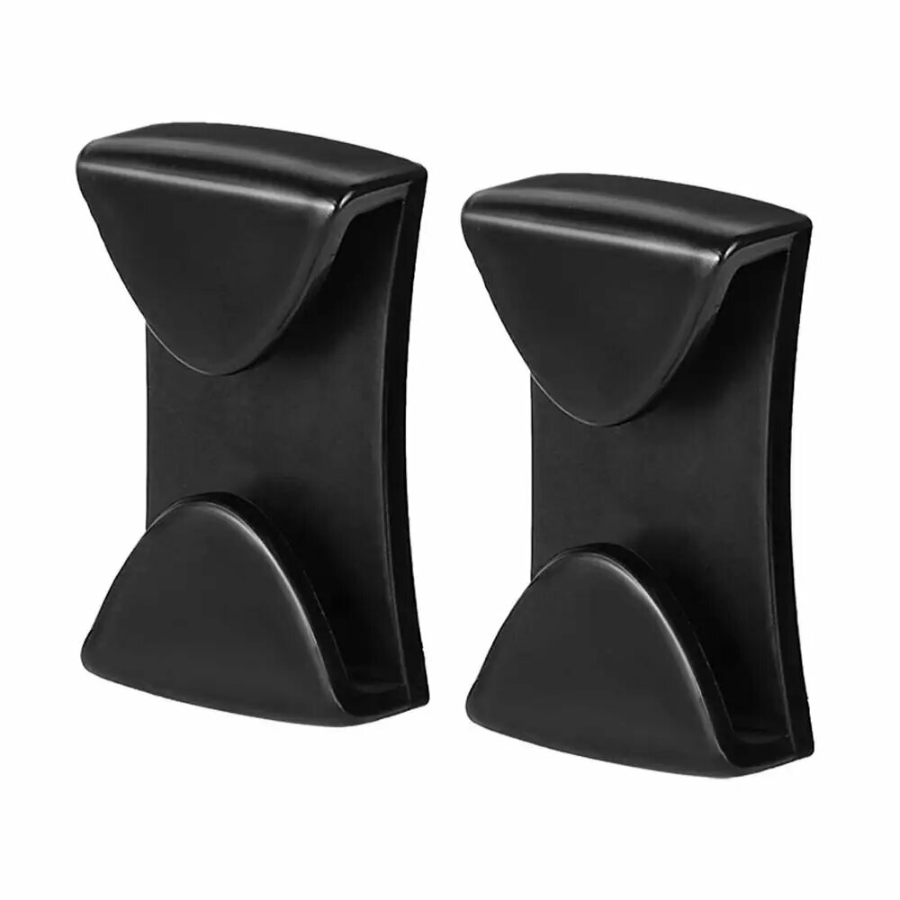 Зажим для очков для лыжных очков, 2 шт, быстросъемные зажимы для очков, безопасные боковые направляющие, лыжные аксессуары, спортивные пряжки для ремней для, Черный, Унисекс