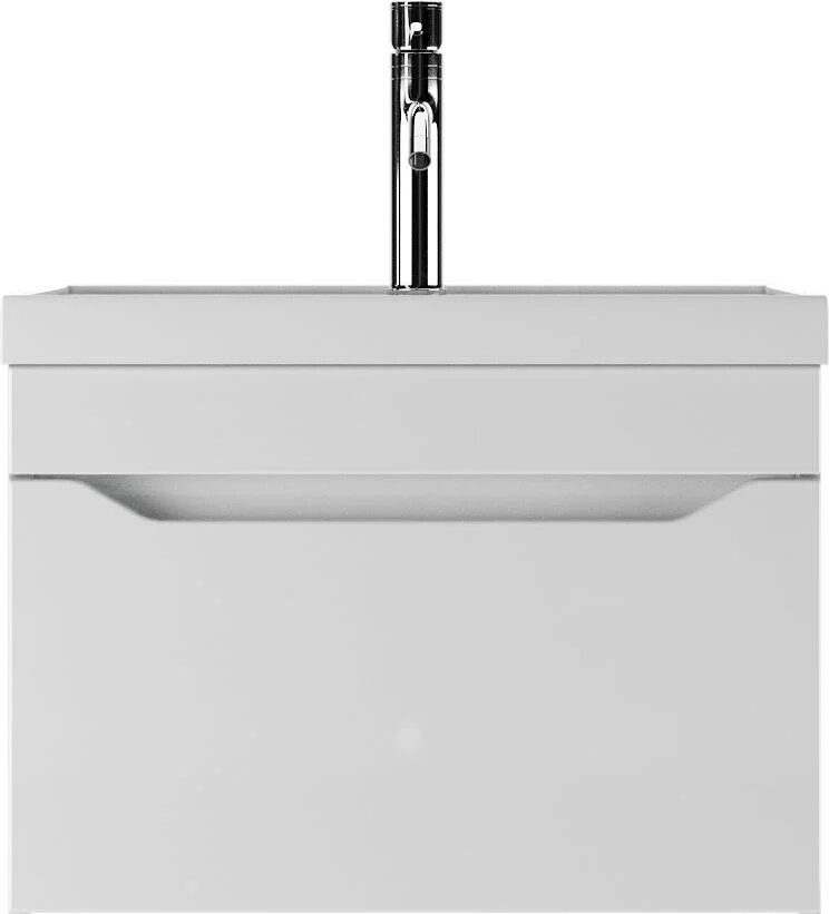 Тумба под раковину подвесная Айсберг, "Bazis 60" Ева с одним ящиком В1