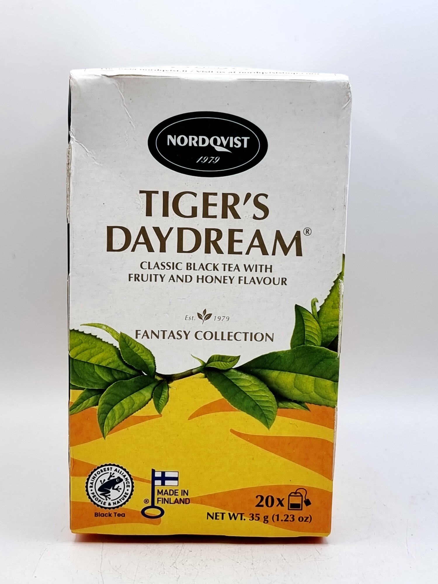 Чай черный Nordqvist бузина и мед Tiikerin 20 шт (из Финляндии)