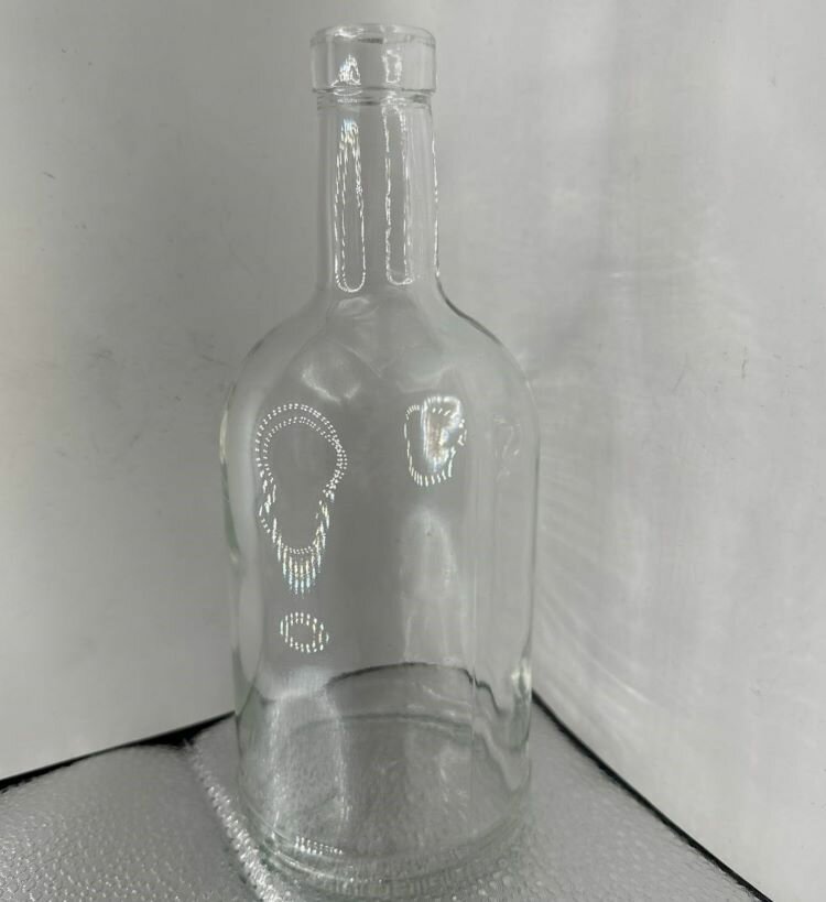 Бутылка стеклянная 0,5л без пробки Домашняя