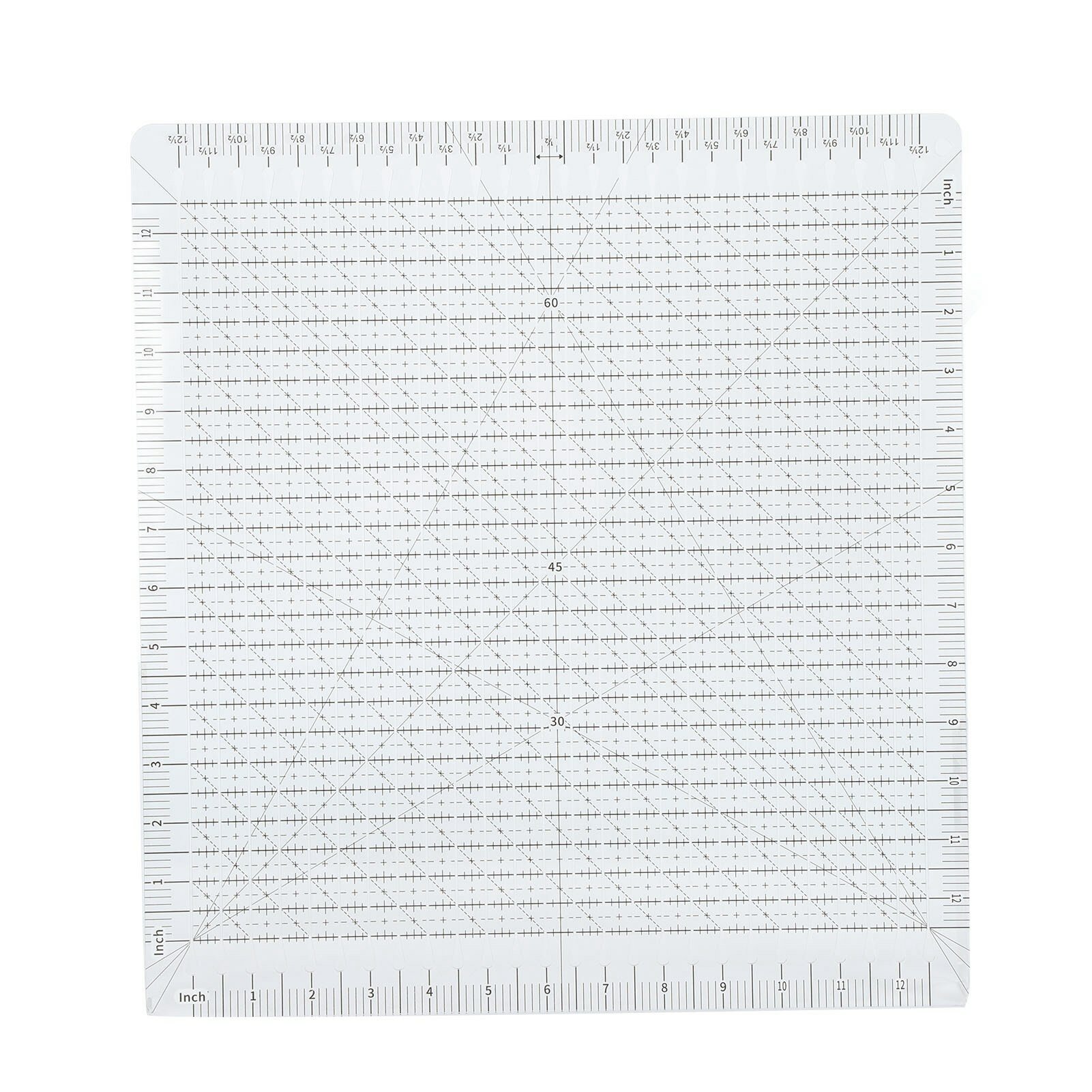 Строгательный линейка 12 дюймов прозрачная акриловая сетка для резки для шитья и рукоделия
