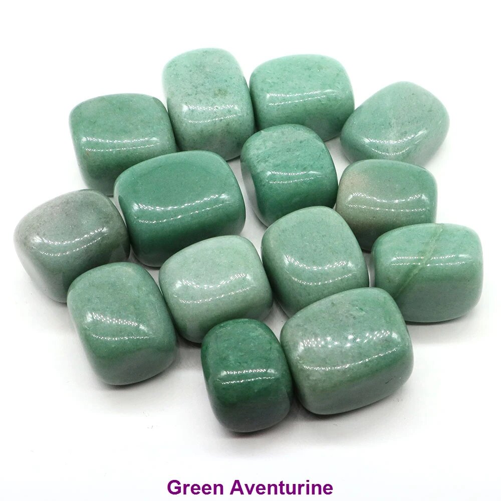 Хрустальные камни для аквариума 1PC, Green Aventurine