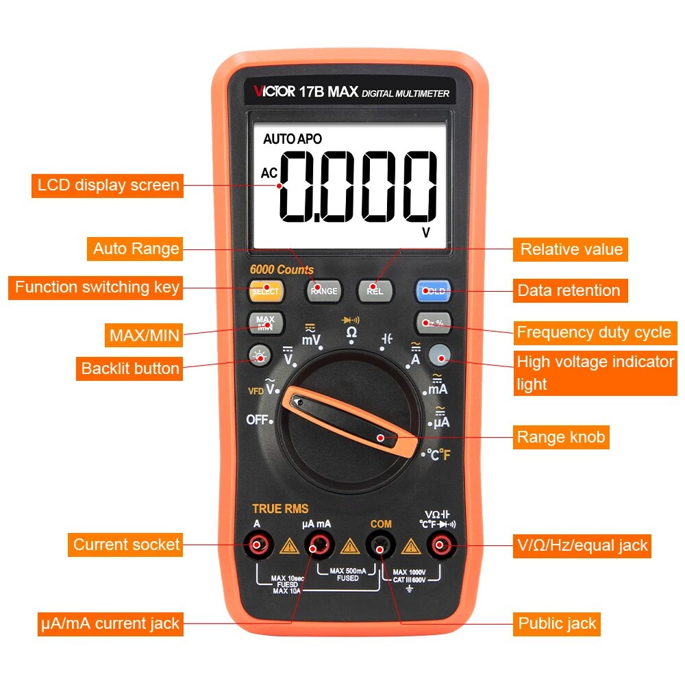 Мультиметр Victor 15BMAX 15B MAX