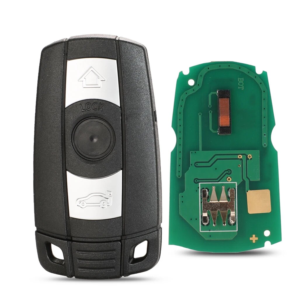 Jingyuqin CAS3 CAS3+ Автомобильный дистанционный ключ 315/315LP/433/ 868 МГц для BMW E60 E70 E90 1/3/5/7 серии X5 X6 Z4 Чип передатчика PCF7953 Single 315MHz FSK, Full Key