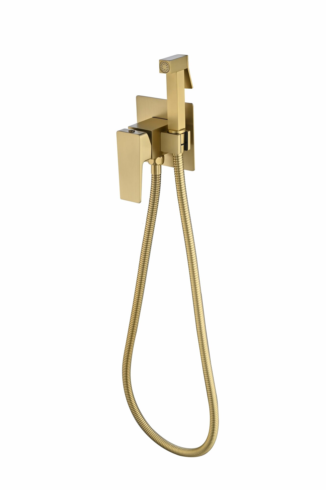 Смеситель встраиваемый для биде KERN 4056 матовое золото