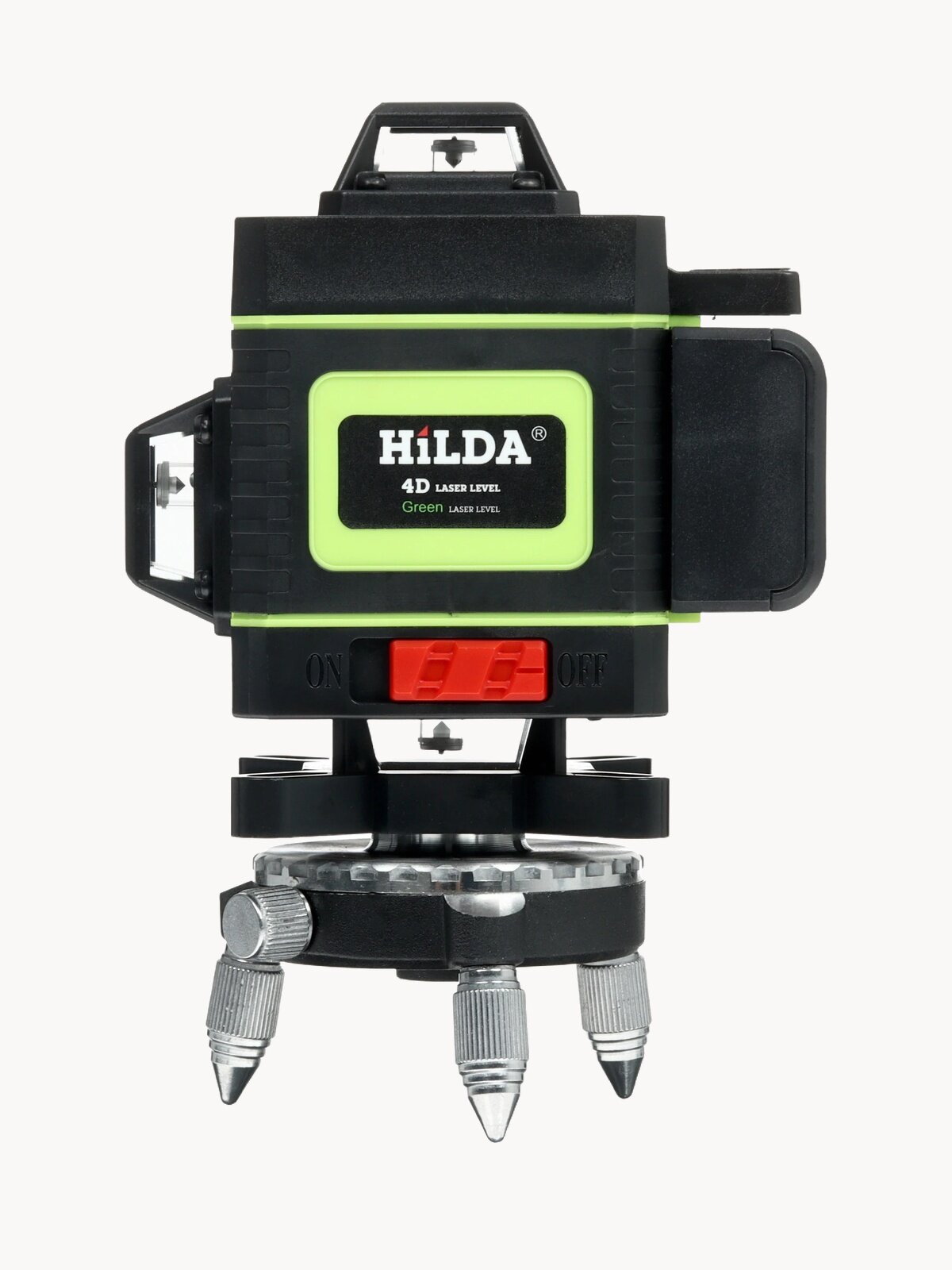 Лазерный уровень 4D 16 линий с дисплеем 2 аккумулятора, тренога 360