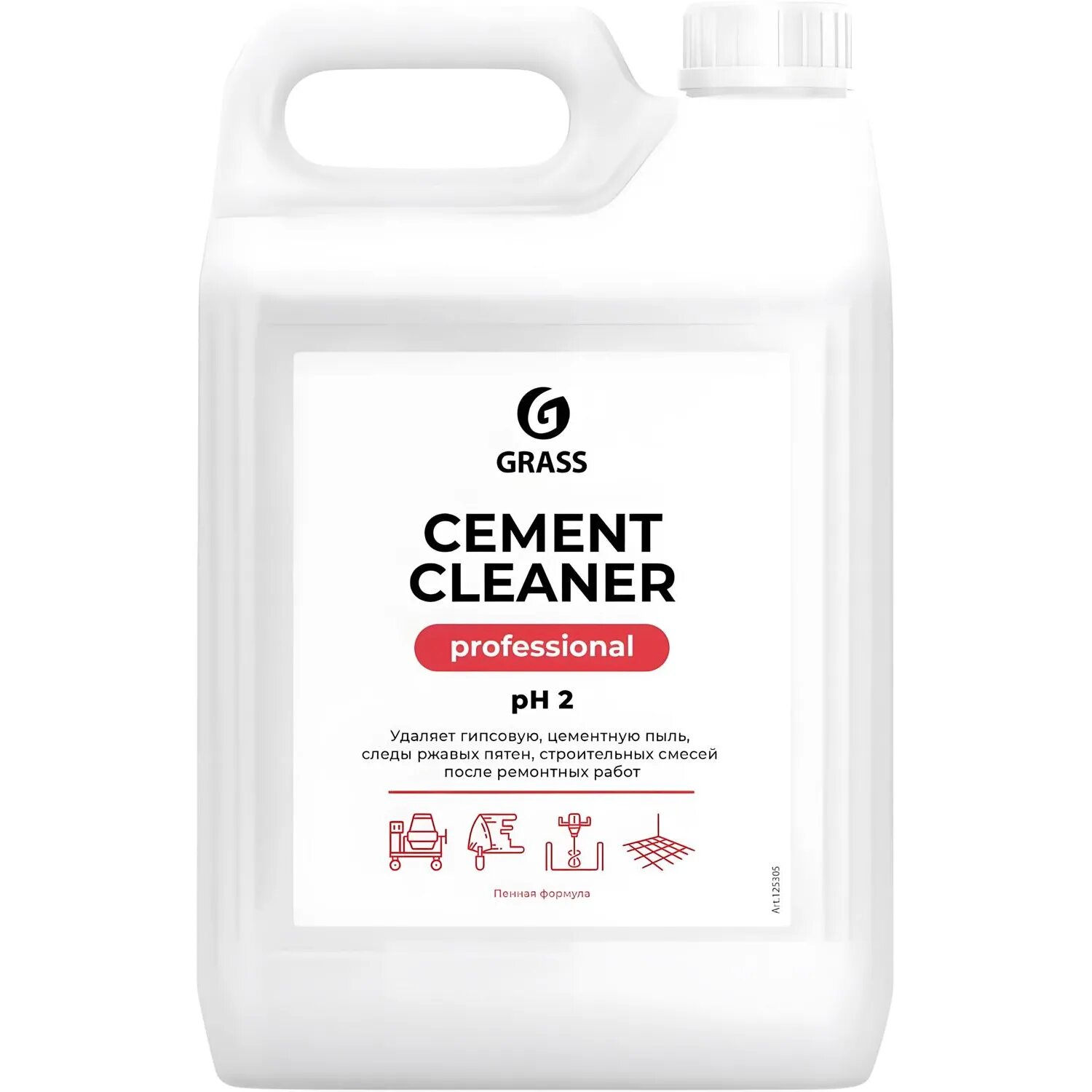 Профхим послестрой кисл д/удал строй. смес Grass/Cement Cleaner,5.5кг
