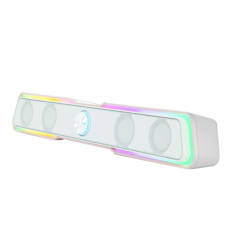 Умная LED-подсветка HP HUIPU Matching Set 6002S с поворотным регулятором громкости, белая, версия: