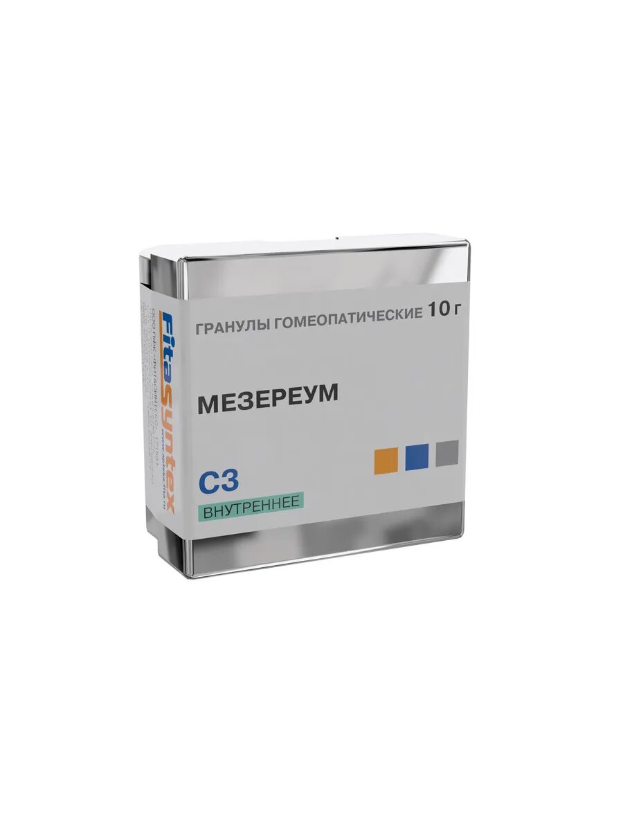 Мезереум С3, гранулы, 10 грамм , гомеопатический препарат Фитасинтекс