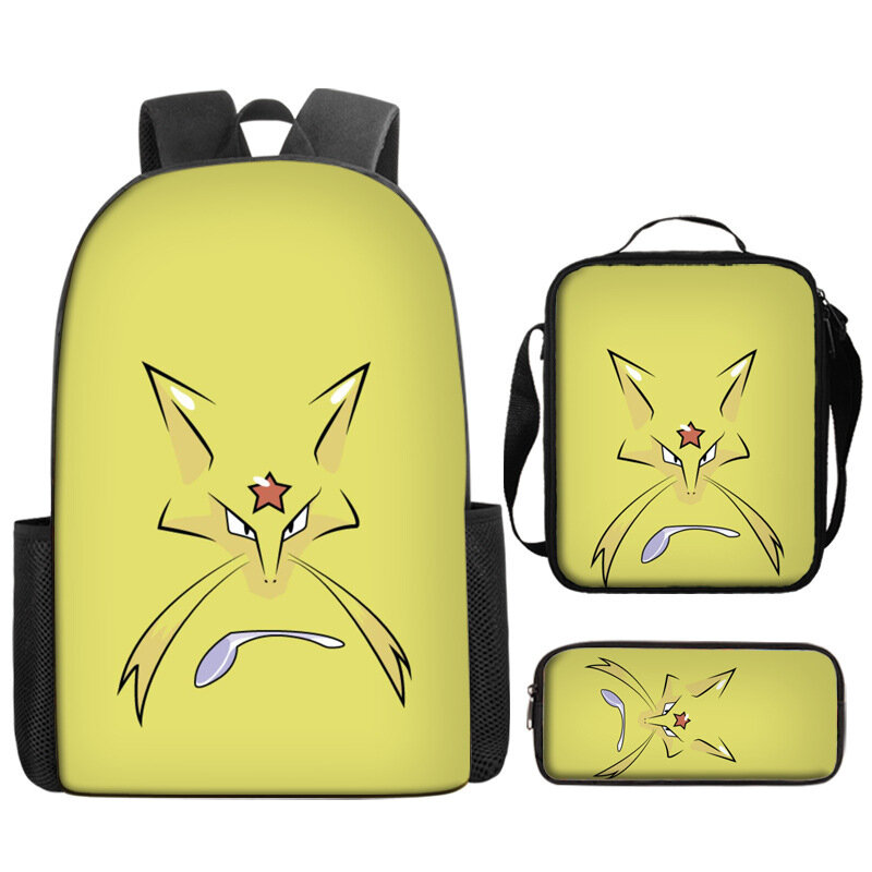 Самая продаваемая на Amazon простая сумка-карандаш Pokemon для учащихся начальной и средней школы, сумка через плечо, модный водонепроницаемый спортивный рюкзак для активного отдыха