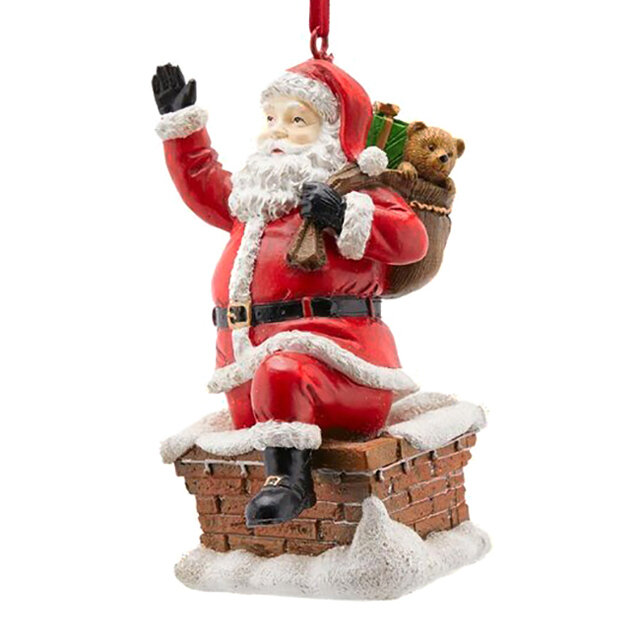 Елочная игрушка Санта - This Magic Moments! 11 см, подвеска, EDG, 685023-43