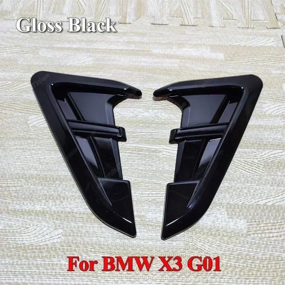 Для BMW X3 G01 X4 G02 2018-2024 X5 G05 X5M F95 2019-2022 Автомобильное переднее X3 G01 Gloss Black