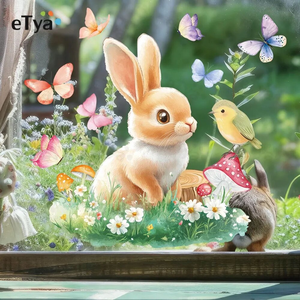 Наклейки для украшения стеклянных дверей и окон холодильников