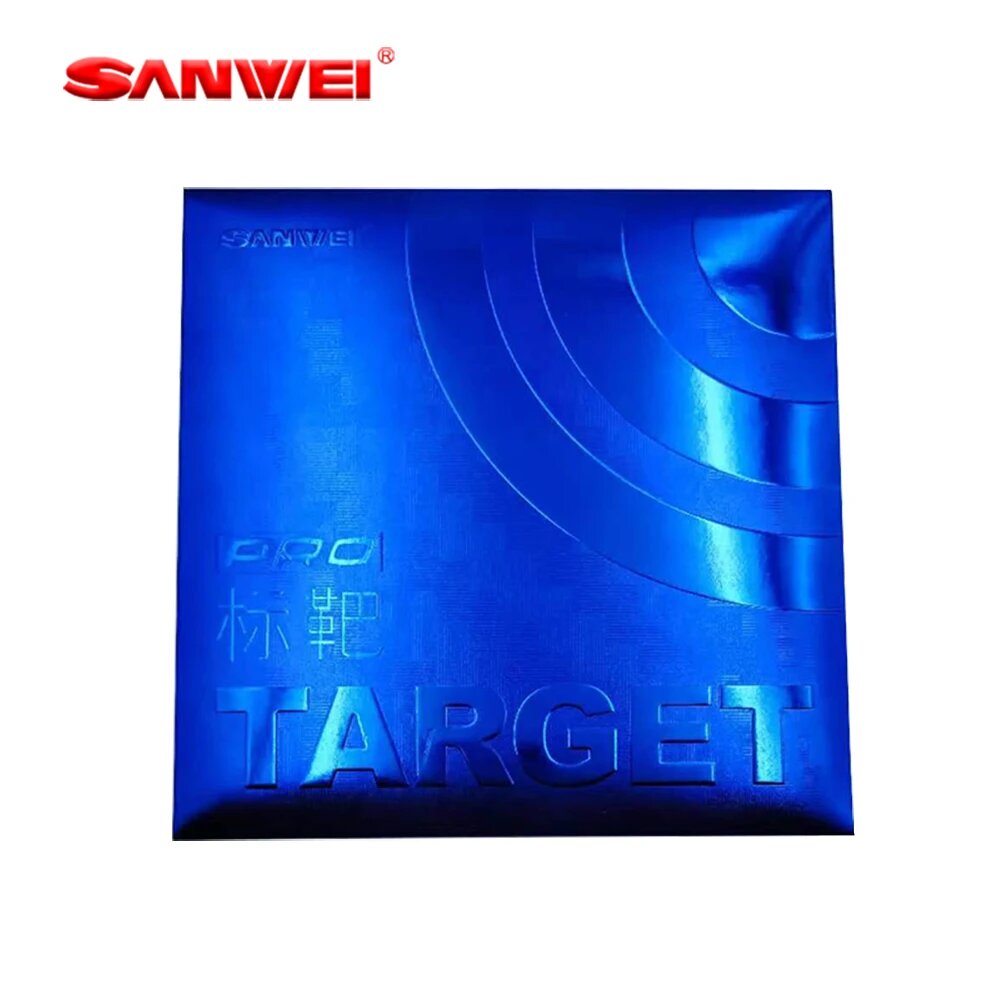 Резина для настольного тенниса SANWEI Target Pro 40 Black, синяя