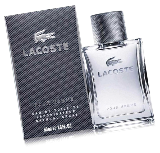 Lacoste Pour Homme Серые мужские духи 50 мл / Лакост Пур Хом
