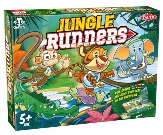 Настольная игра Tactic Games TACTIC Гонки в джунглях