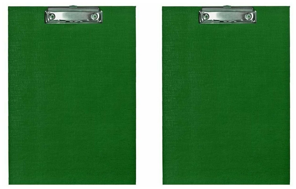 Attache Папка-планшет для бумаг A4 зеленый, 2 шт