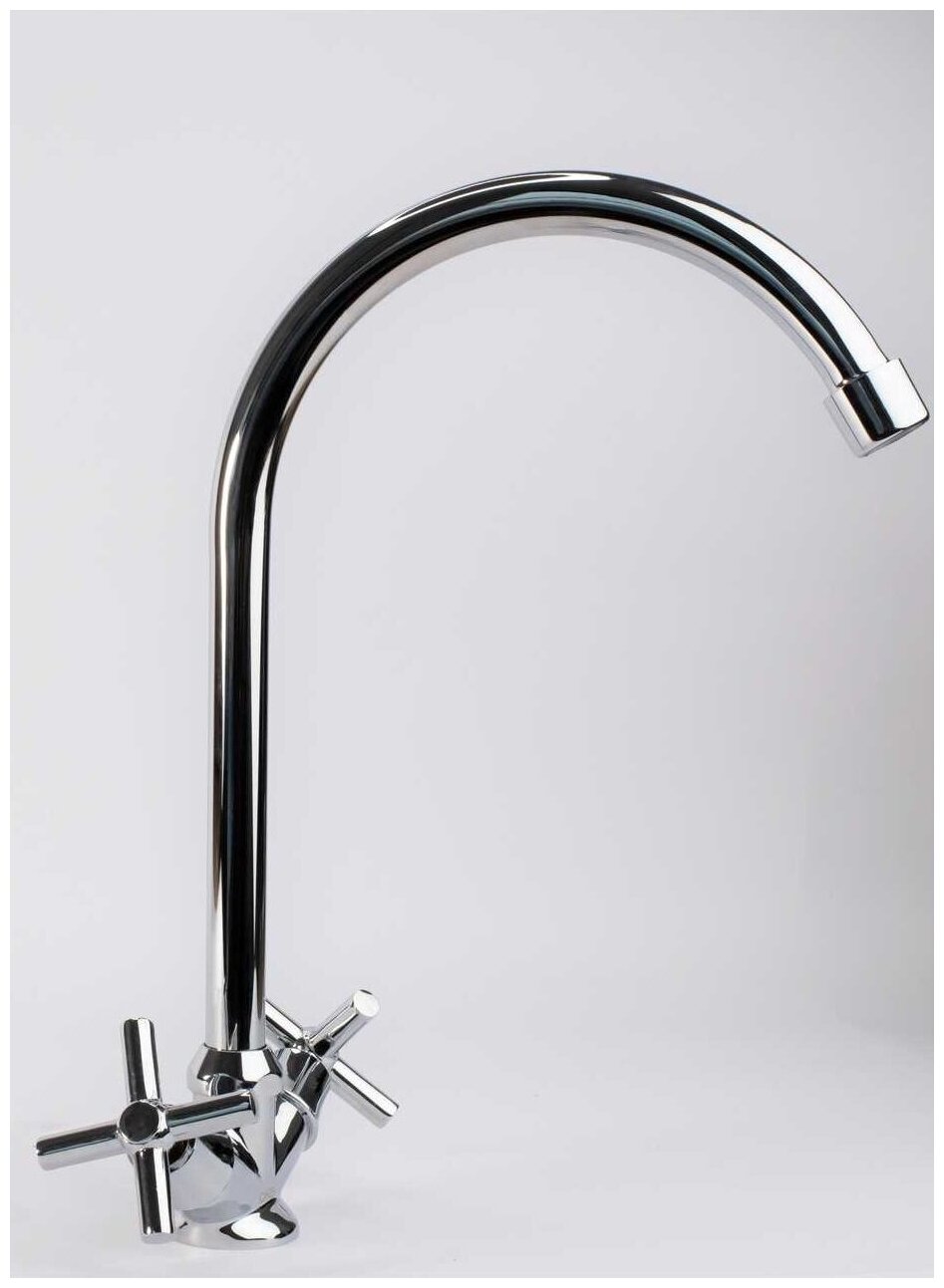 Смеситель Esko Cancun CN 519 для кухни с поворотным изливом и удобной подачей