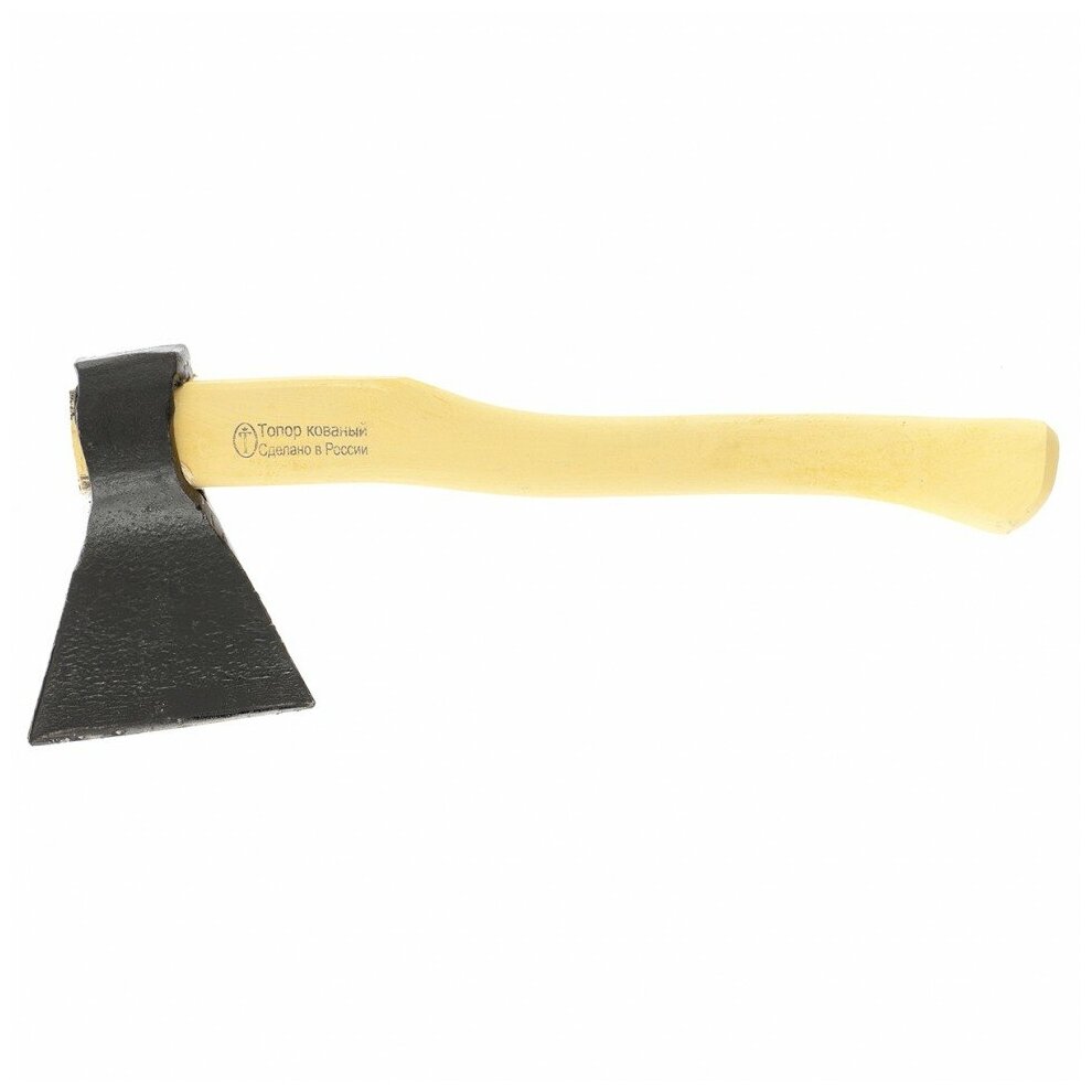 Топор кованный, в сборе, 800/950 г, деревянное топорище, 400 мм, Б2, (Труд) г. Вача Россия, 21691