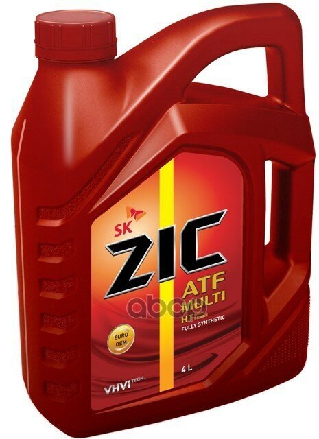 Масло трансмиссонное ZIC ATF Multi HT 4л синт. GM Dexron II/III Toyota Type T/T-II/III/IV JWS ZIC арт. 162664