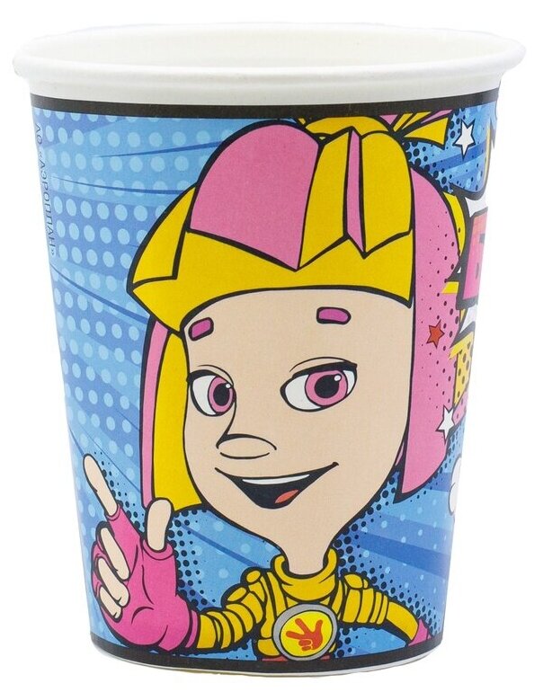 Стаканы Фиксики Комиксы, 6 штук