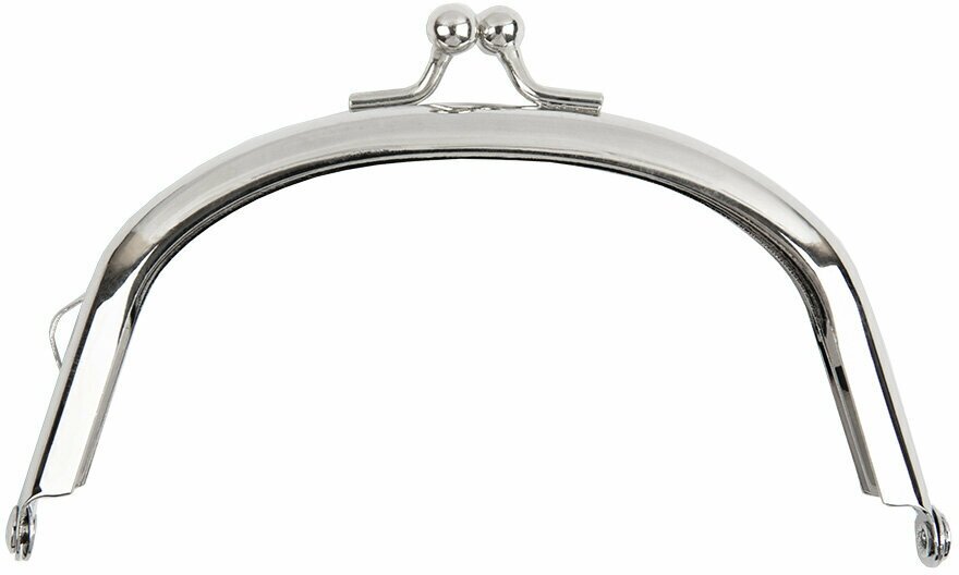 Gamma FER-25 Застежка для сумки "фермуар" 10.5 x 6.5 см 1 шт. №01 под серебро