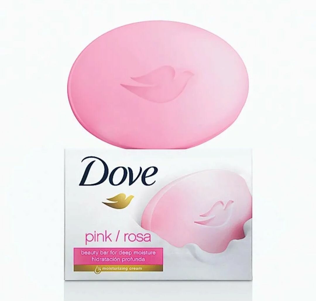 Крем-мыло Dove Pink Rosa, для рук, с маслом лепестков розы, эффект увлажнения