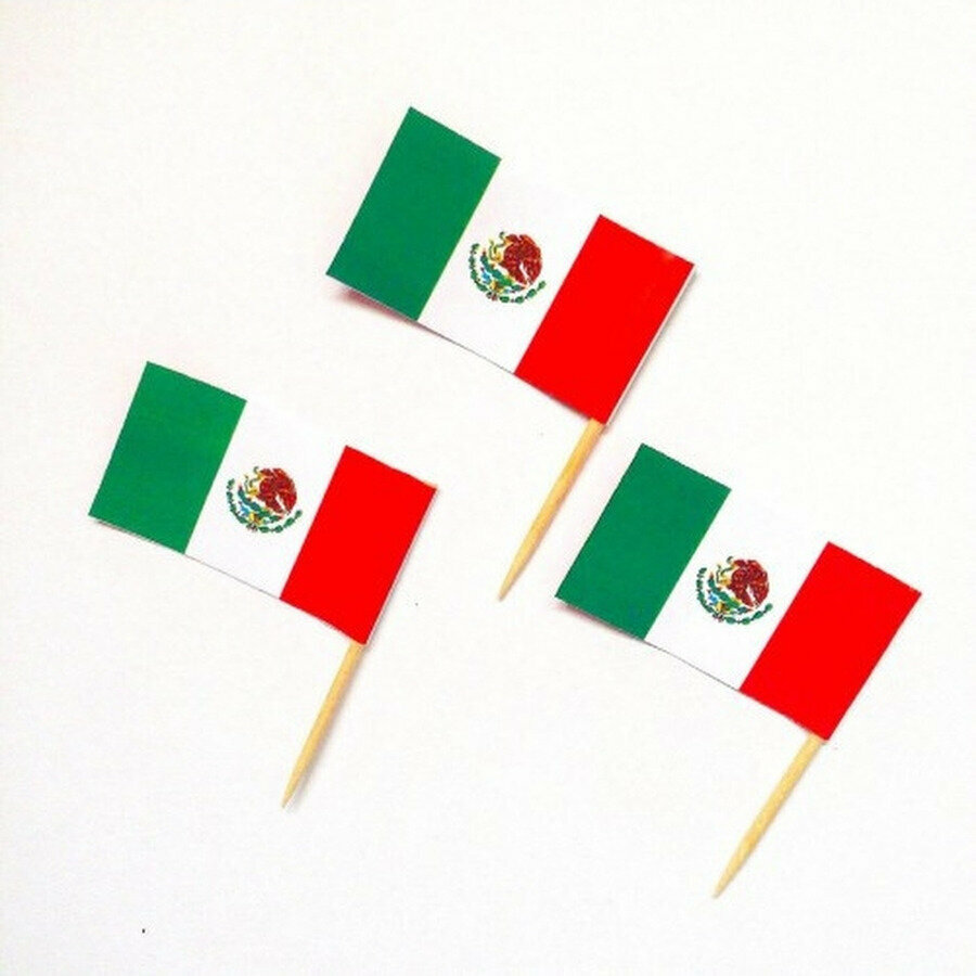 Пики - шпажки для канапе "Мексиканская вечеринка" 12 шт