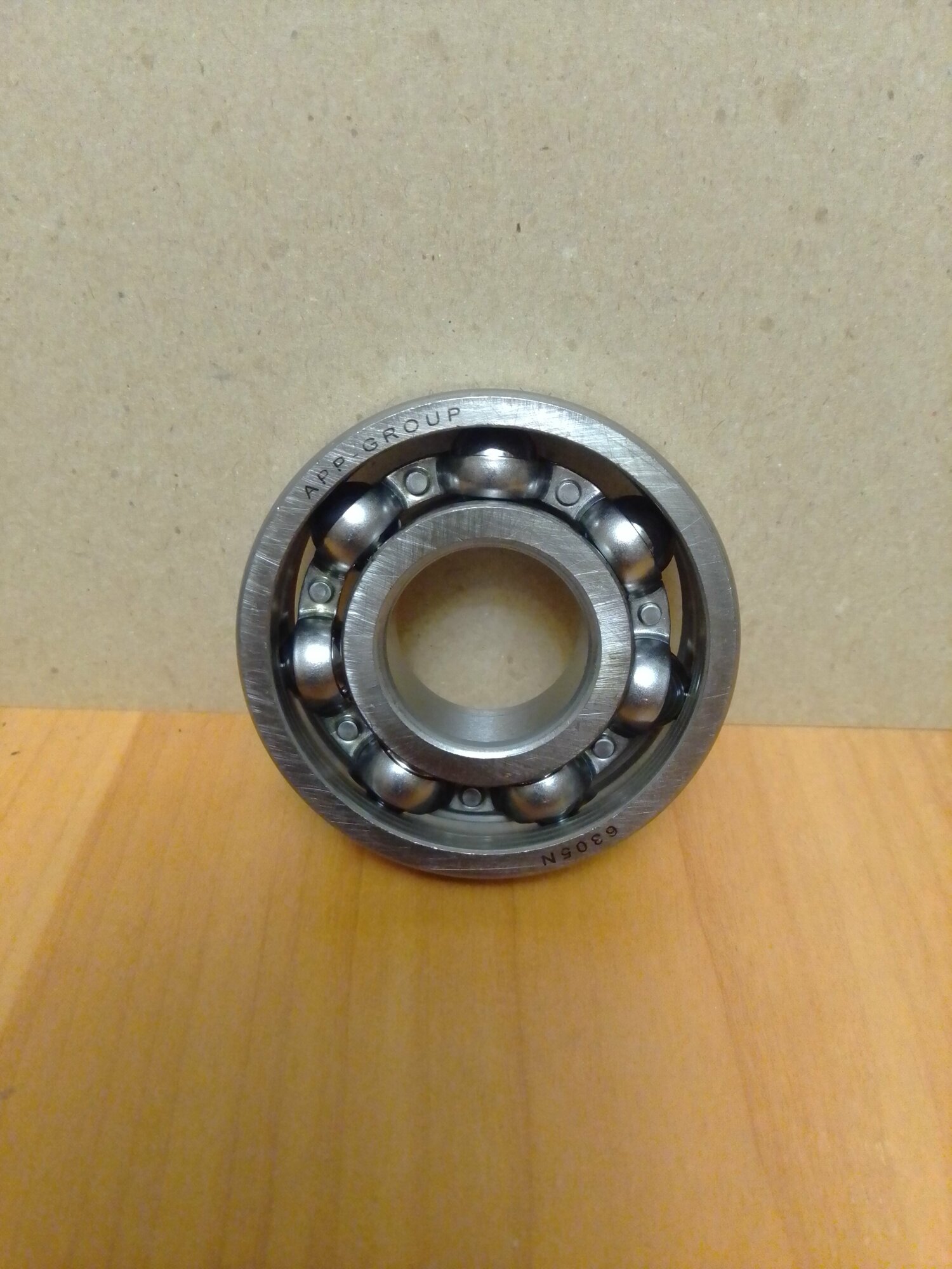 Подшипник 50305 (6305N) промежуточного вала 5 ступенчатой КПП для а/м ГАЗ ; вторичного вала КПП ВАЗ 2108-15. APP GROUP