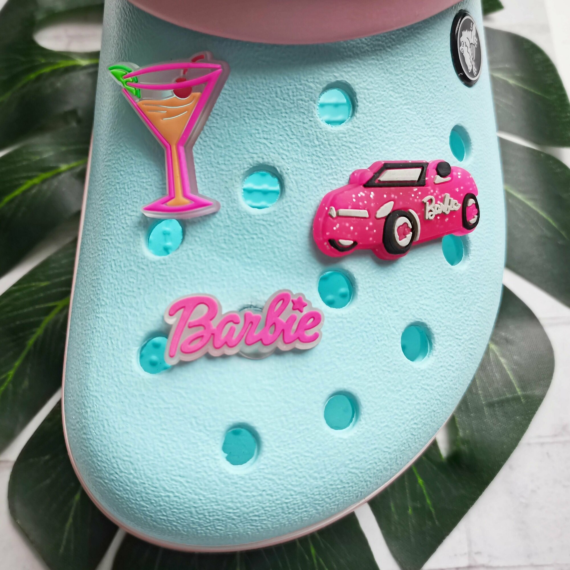 Джибитс для crocs Барби для девочек