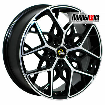 Диски литые CrossStreet CR-20 7.0х17/5х108 D54.1 ET40.0, BKF