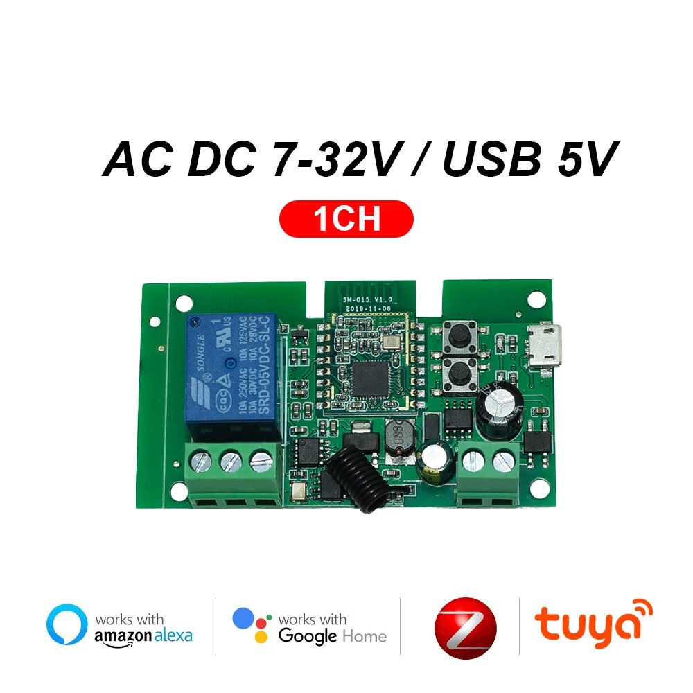 Scimagic-RC интеллектуальный Wi-Fi модуль выключателя Zigbee 7-32V
