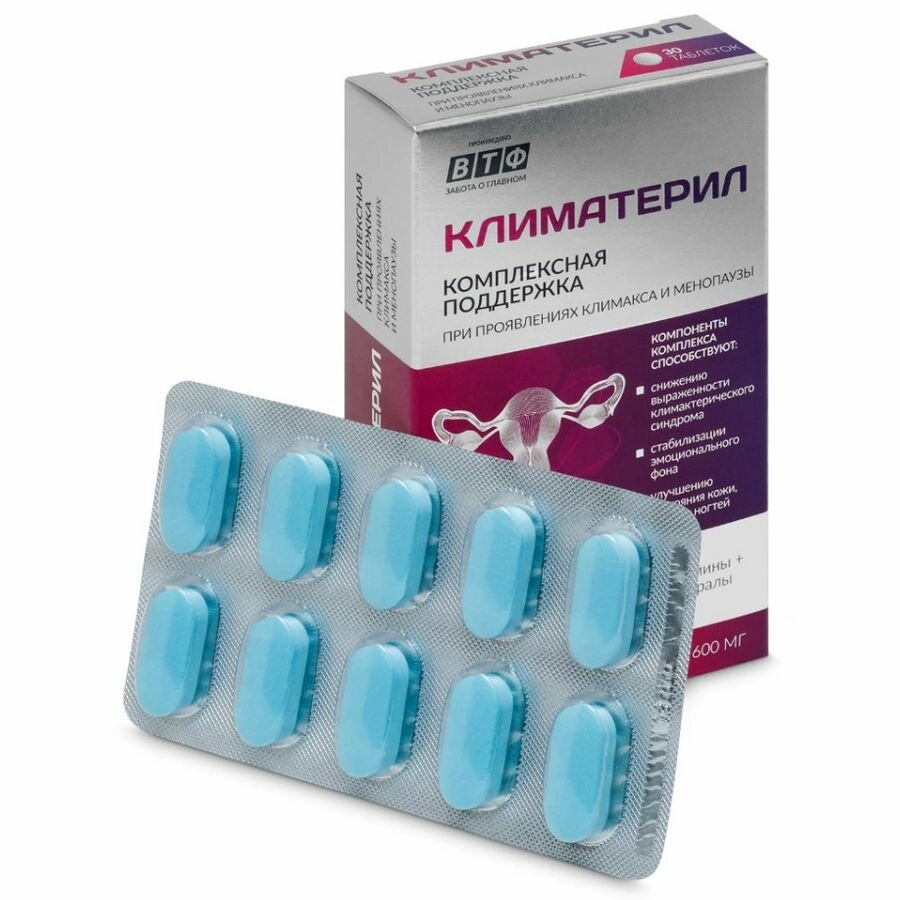 Климатерил таблетки 1600мг N30