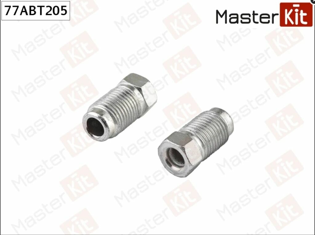 Штуцер тормозной трубки MASTERKIT 77ABT205 для а/м M10x1.0 L 16.7mm S 10 D 5.1mm
