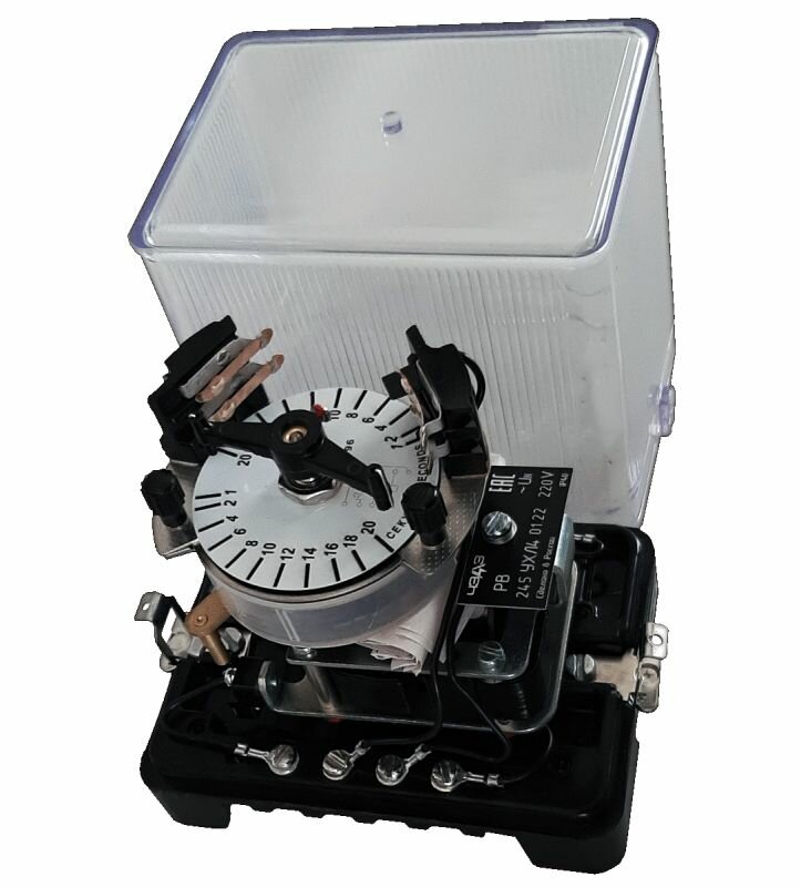 Реле времени РВ245 УХЛ4 чэаз, 380В 50Гц, Тсраб 1-20с ун. компл. АРТ.262450247 01.