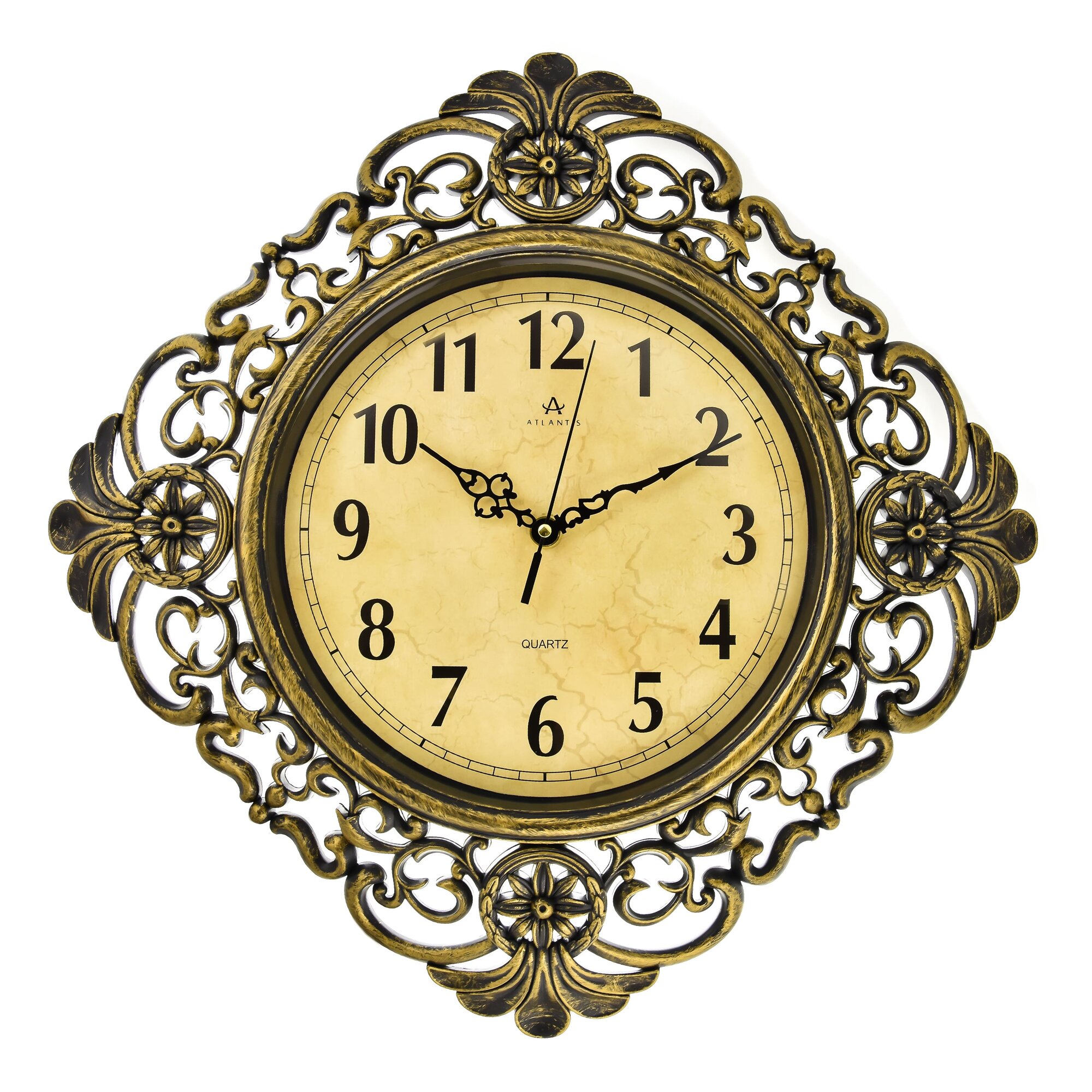 Часы настенные Atlantis TLD-35190A gold