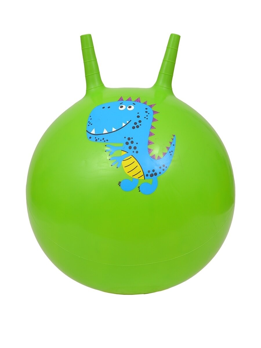 POV TRIC/Мяч-попрыгун 45 см, гимнастический мячик попрыгун, мяч прыгун с рожками, фитбол детский с ручками