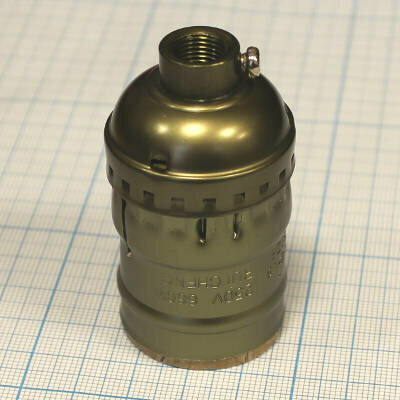 Патрон декоративный Vintage ASR RS-12 E27 Bronz алюминий