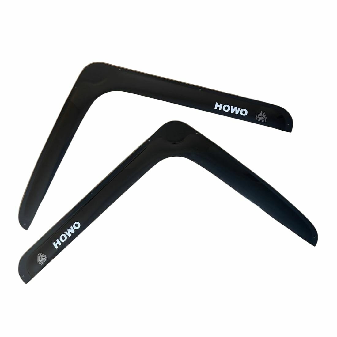 Дефлектор двери (ветровики) с лого на HOWO T5G