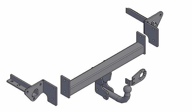 Фаркоп для Subaru Forester с 2008 по 2012 г. в. (без электрики) (паспорт и сертификат) Трейлер.8500
