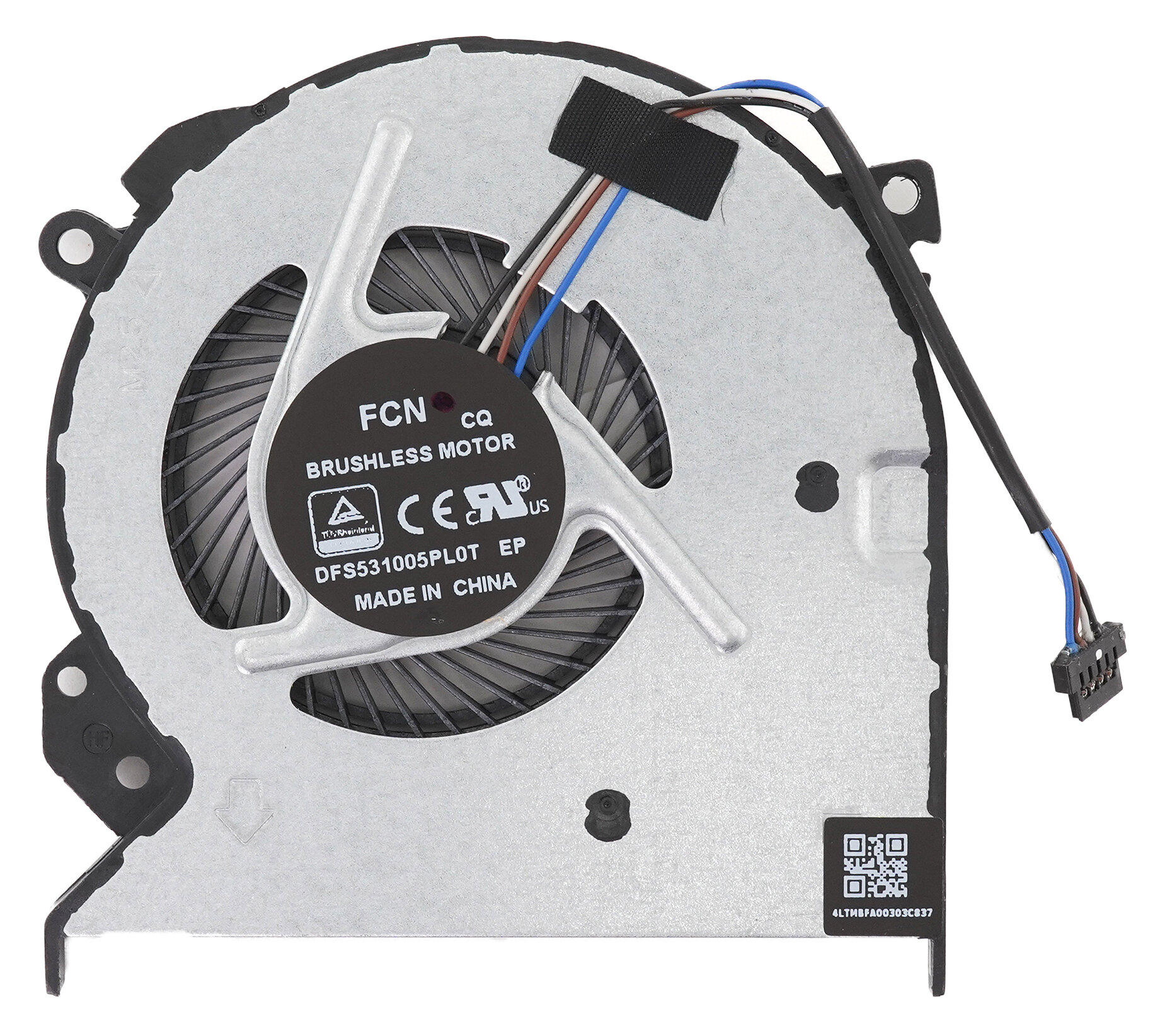 Вентилятор (кулер) для Xiaomi Ruby 15.6 TM1802-AC, TM1802-AD, p/n: 4LTMBFA00303C837 (GPU) 4 pin