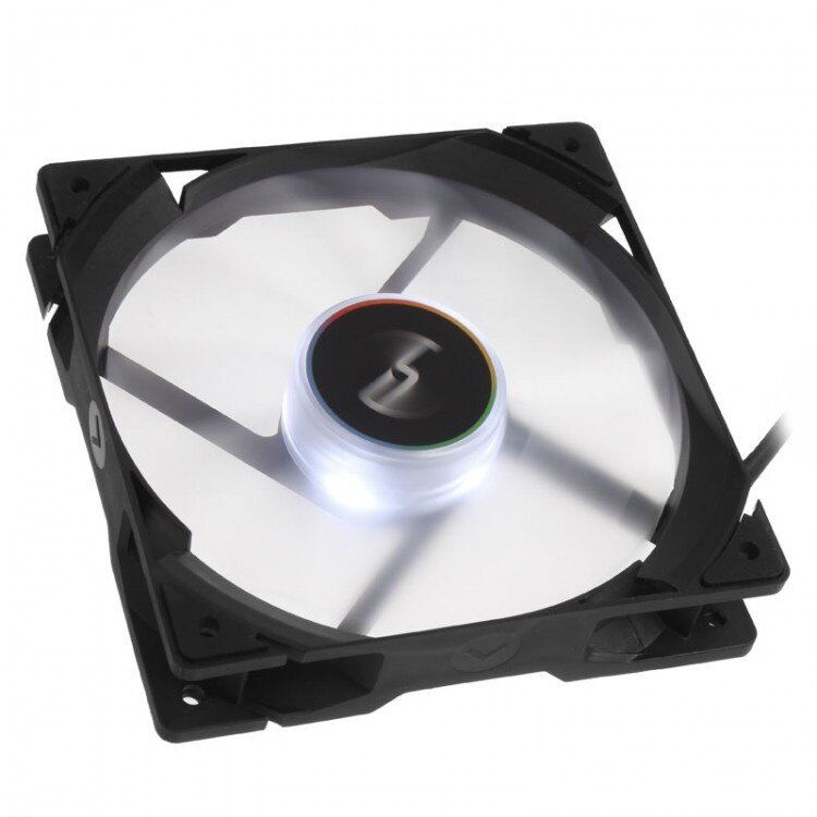 Вентилятор 120x120x25 Cryorig QF120 Performance LED CR-QFLС, PWM, 600-2200rpm, 37dB(M), 12V, белый