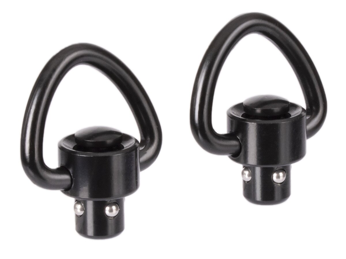 Антабка Shottime Быстросъёмная Qd, Для Карабина, 2 Штуки, Чёрная