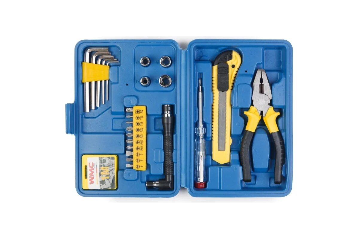 WMC TOOLS Набор инструмента 24 предмета WMC-2025(50496)