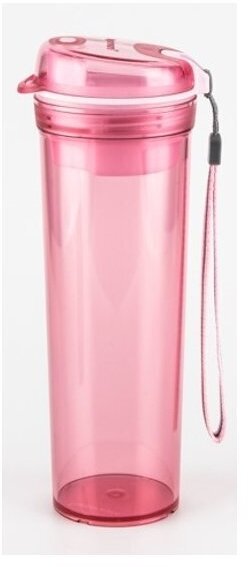 Бутылка с ситечком "Глэм" 600мл Tupperware красная