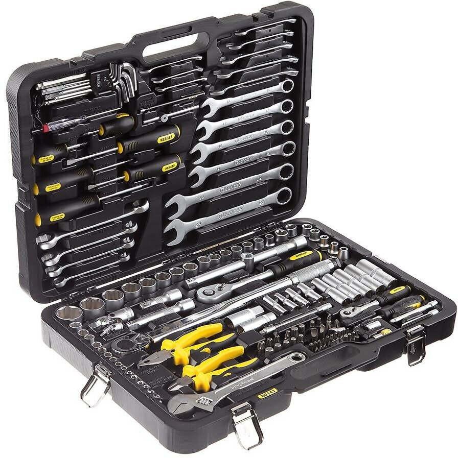 Набор инструментов для автомобиля 141 предмет Berger BG BG141-1214